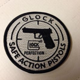 Glock Patch Silver/black